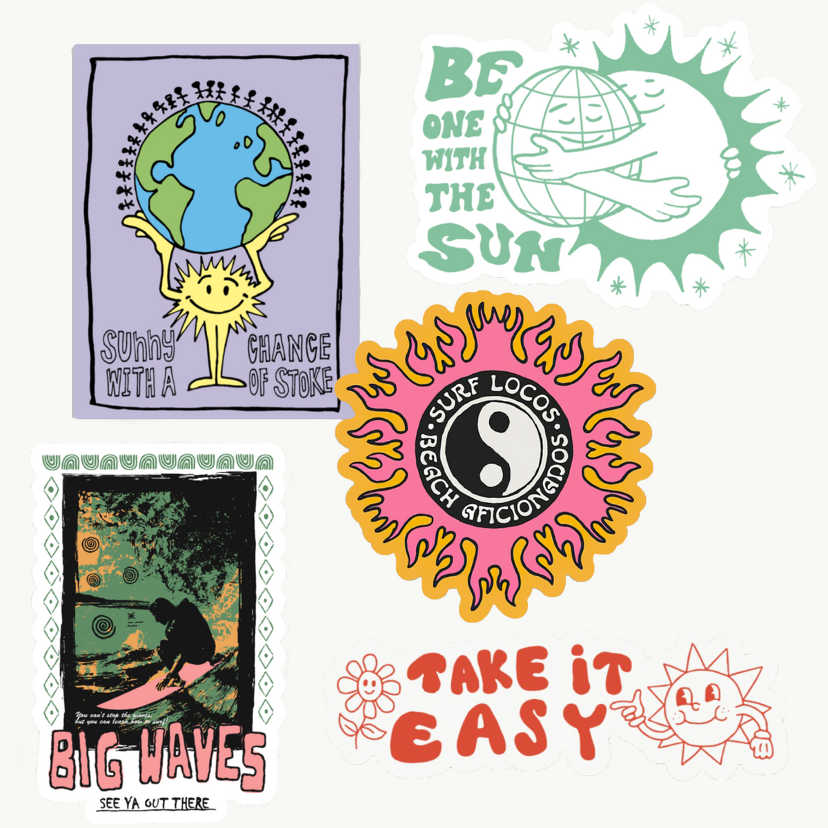 Sticker Pack – Surf Locos